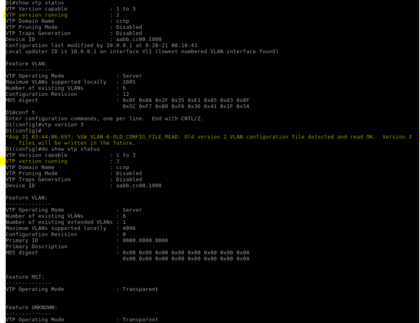 How To Configure Cisco VLAN Trunking Protocol Version 3 - Let Me Tech You