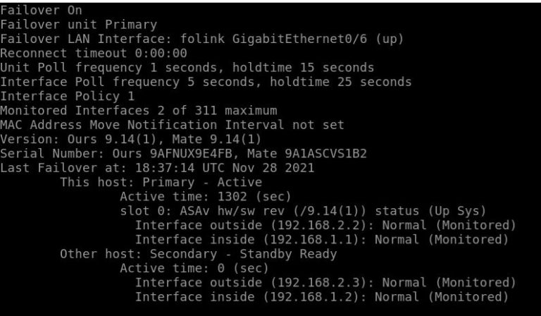 How to setup a Cisco ASA Active/Standby Failover - Let Me Tech You